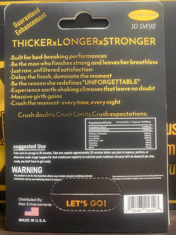 X Crush Male Enhancement