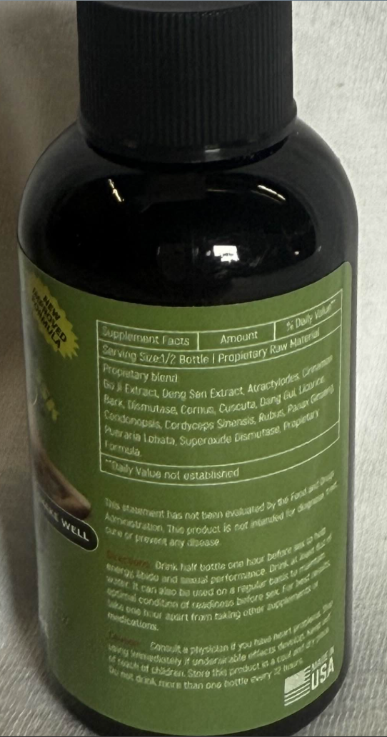 Black Mamba Premium Liquid Shot for Men