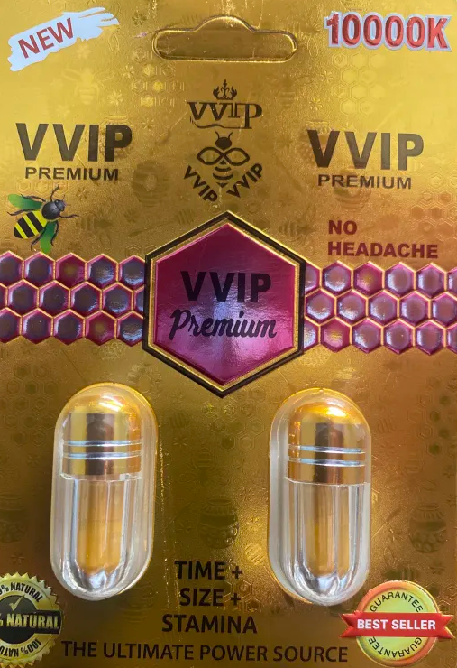 VVIP Premium Gold 10000k Double Capsule – Lockout Supplements