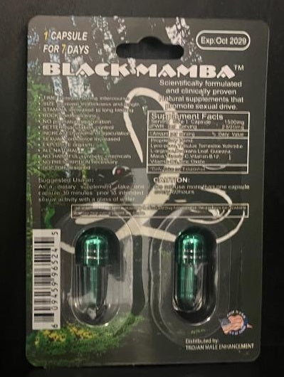 Black Mamba 10000K Double Capsule Male