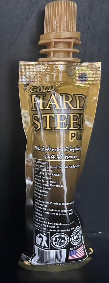 Hard Steel Gold Plus Honey Male Enhance