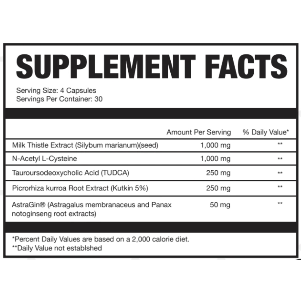 Axe & Sledge: Liver +, 120 Capsules – Lockout Supplements