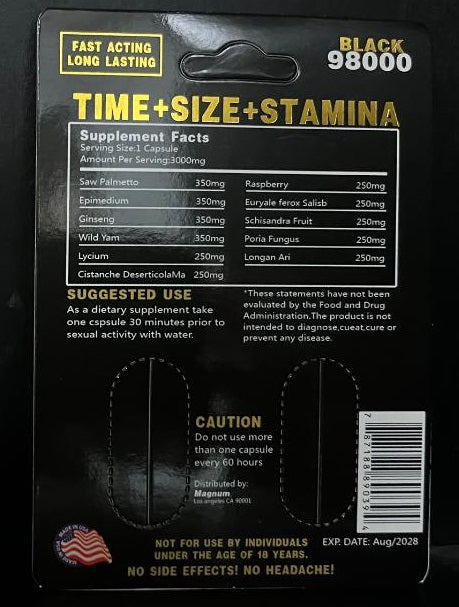 Magnum 98000 Black Double Capsule