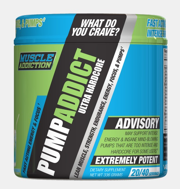 Muscle Addiction: Pump Addict Pre Workout – Lockout Supplements