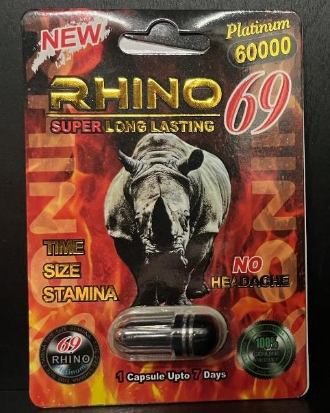Rh1n0 69 Platinum 60000 Male Enhacement – Lockout Supplements
