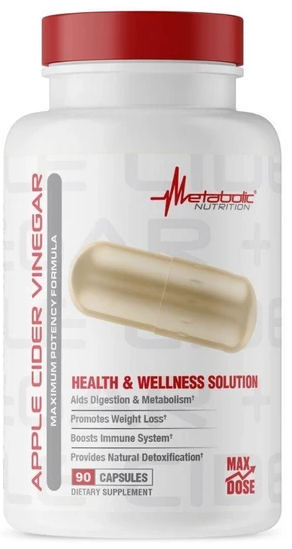 Metabolic Nutrition: Apple Cider Vinegar, 90 Capsules