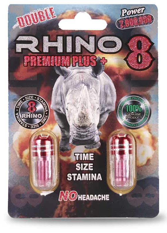 Rhino 8 Male Enhancement Double Pack – Lasting Support