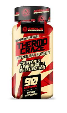 Adrenaline Nutrition: Thermo Craze, 90 Capsules – Lockout Supplements